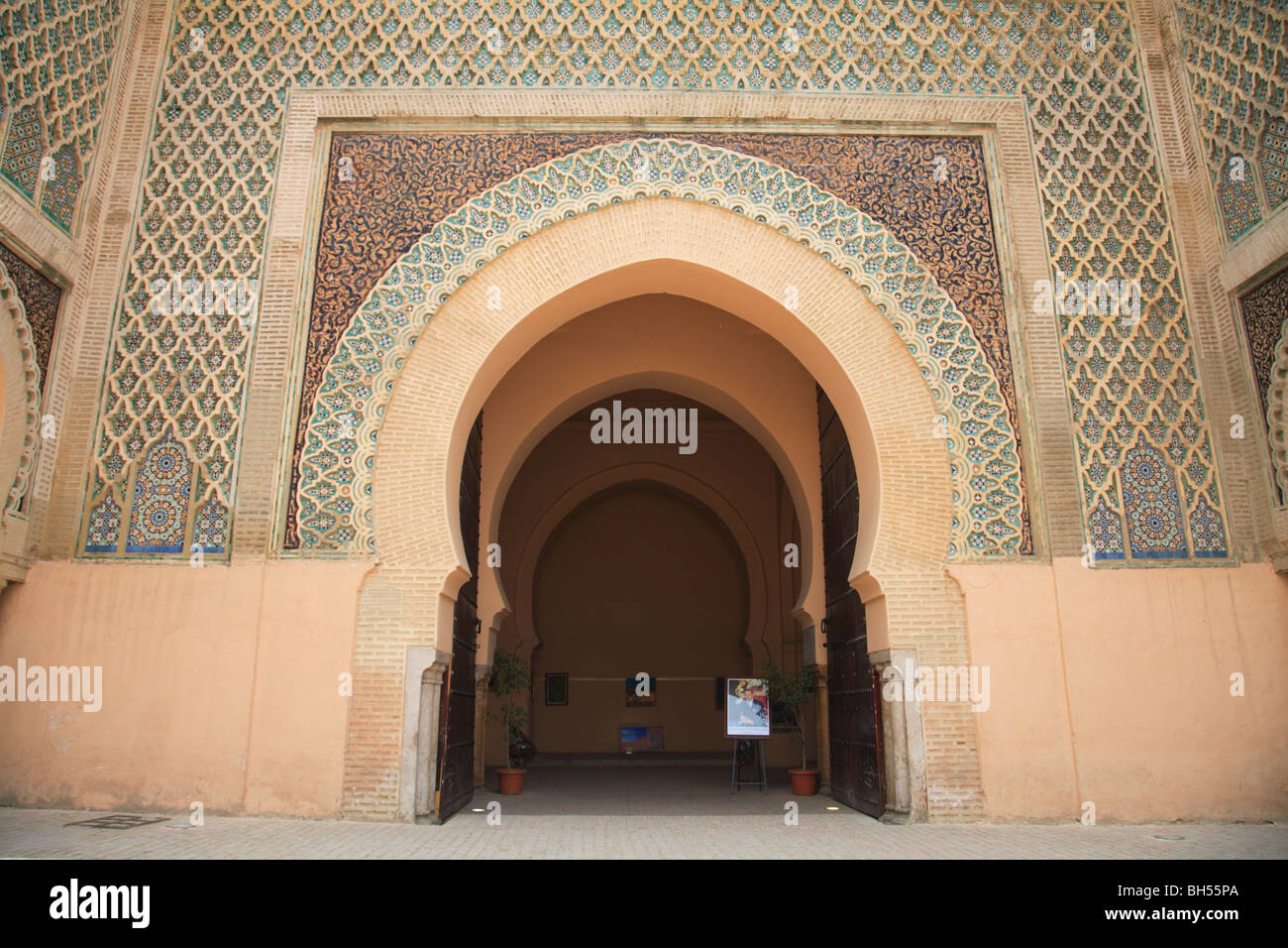 Bab Mansour Gate Meknes Morocco North Africa Stock Photo - Alamy