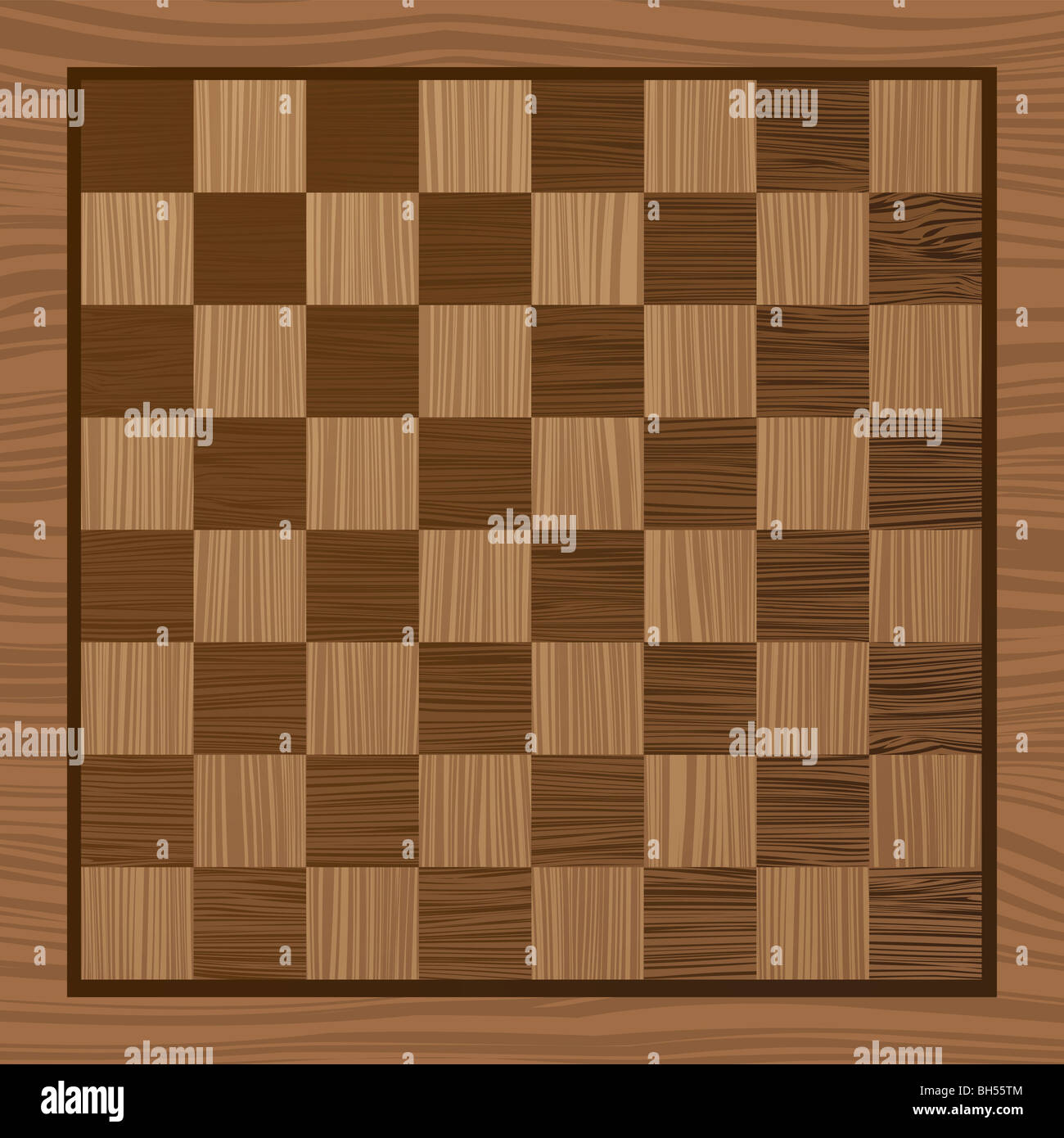 square wooden chess board with grain effect ideal background Stock ...