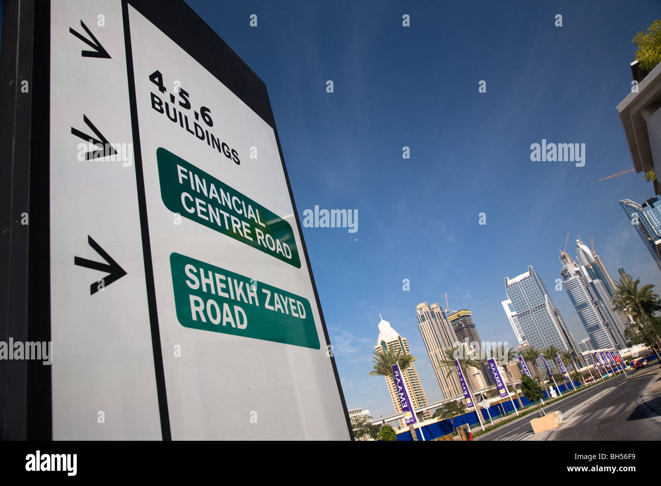 Road Signs Dubai High Resolution Stock Photography and Images - Alamy