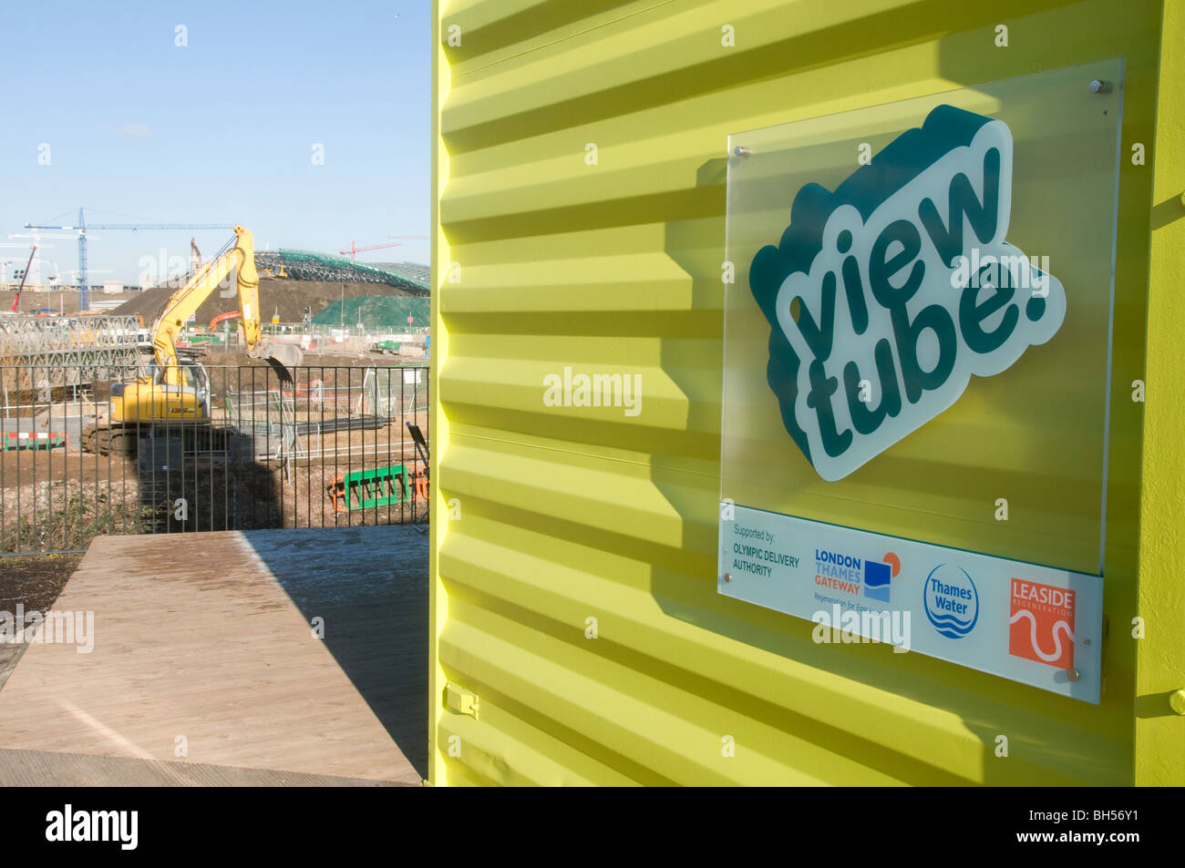 UK.The new View Tube visitor's centre at the London 2012 Olympic Park ...