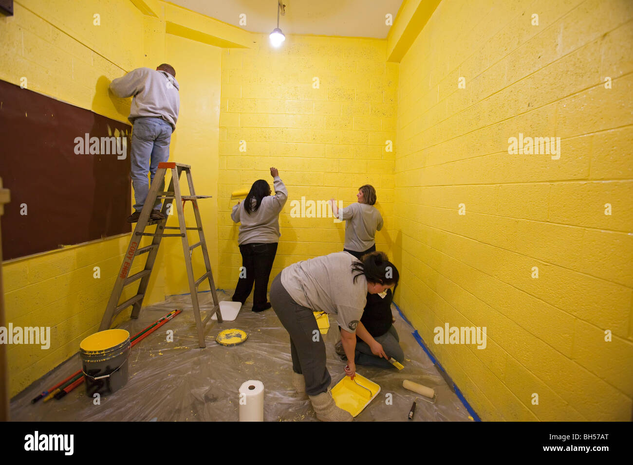 Paint school hi-res stock photography and images - Alamy