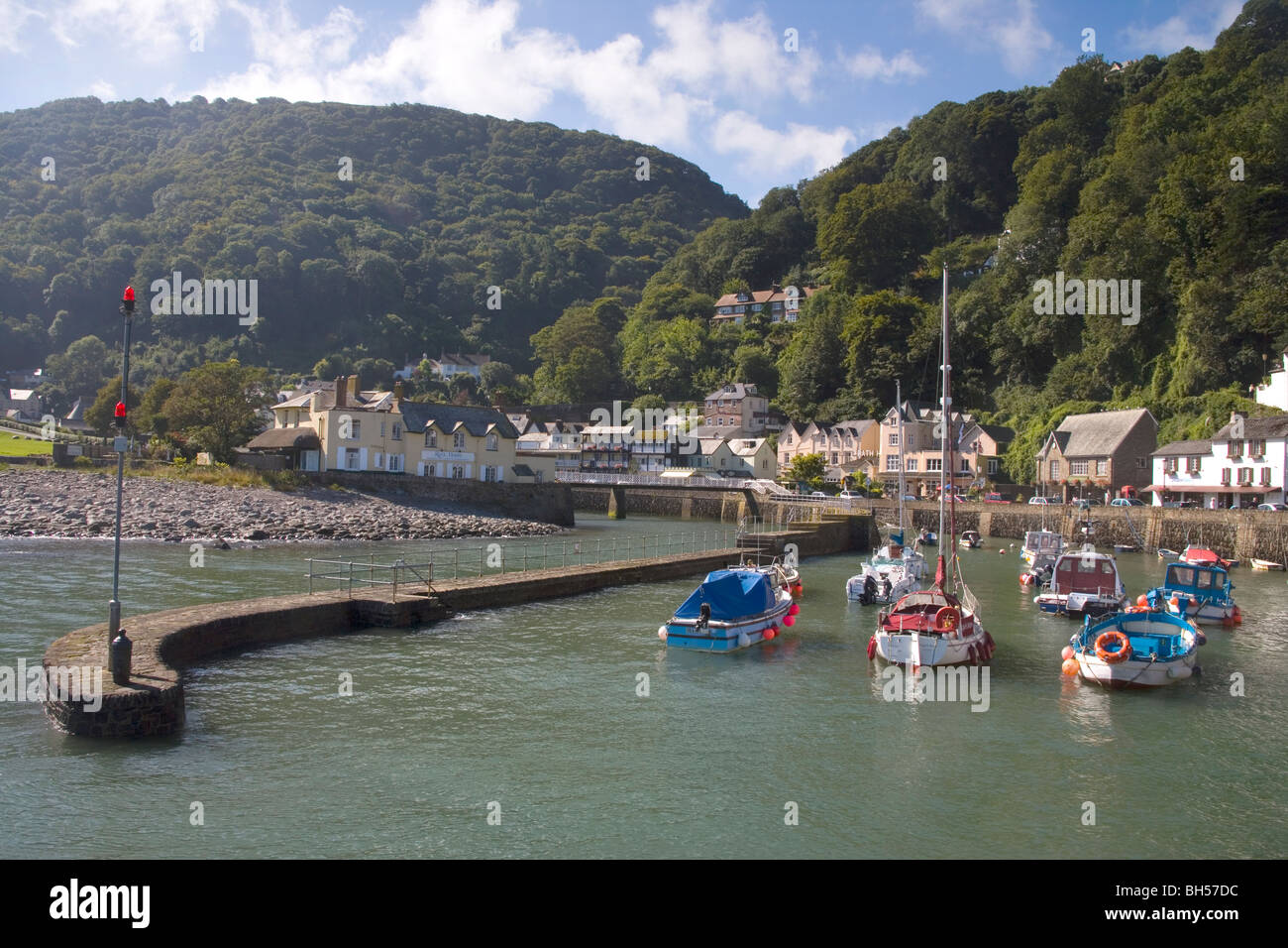 lynmouth north devon Stock Photo - Alamy