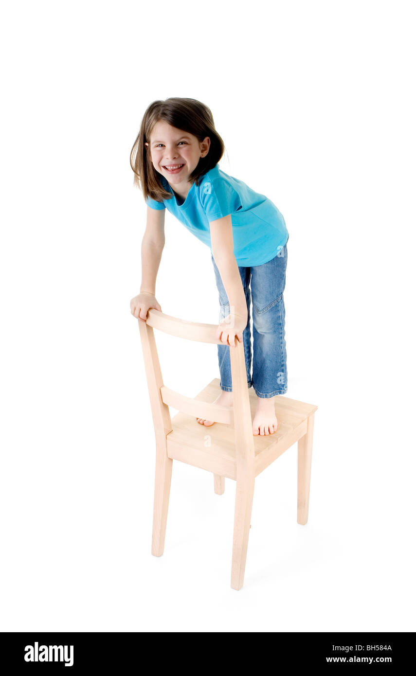 girl on the chair Stock Photo - Alamy
