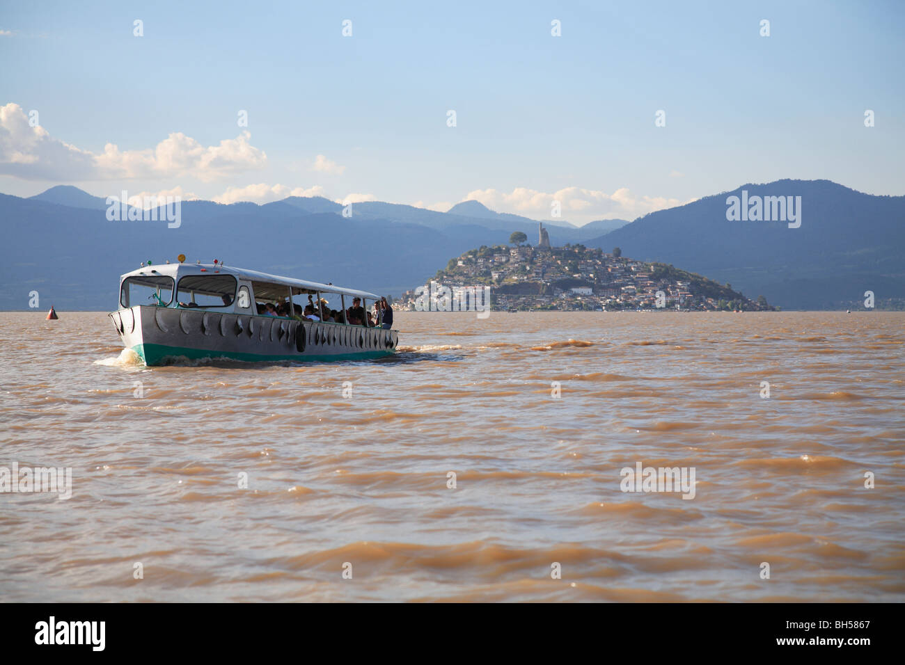 Janitzio Island, Lake Patzcuaro, Patzcuaro, Michoacan state, Mexico ...