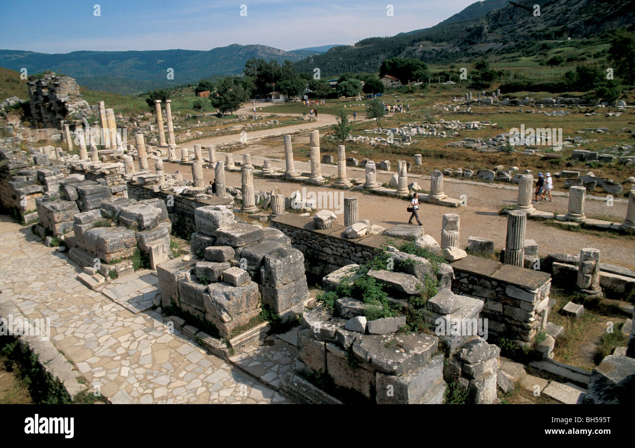 Turkey, Ephesus (Ephes). The archeological site Stock Photo - Alamy