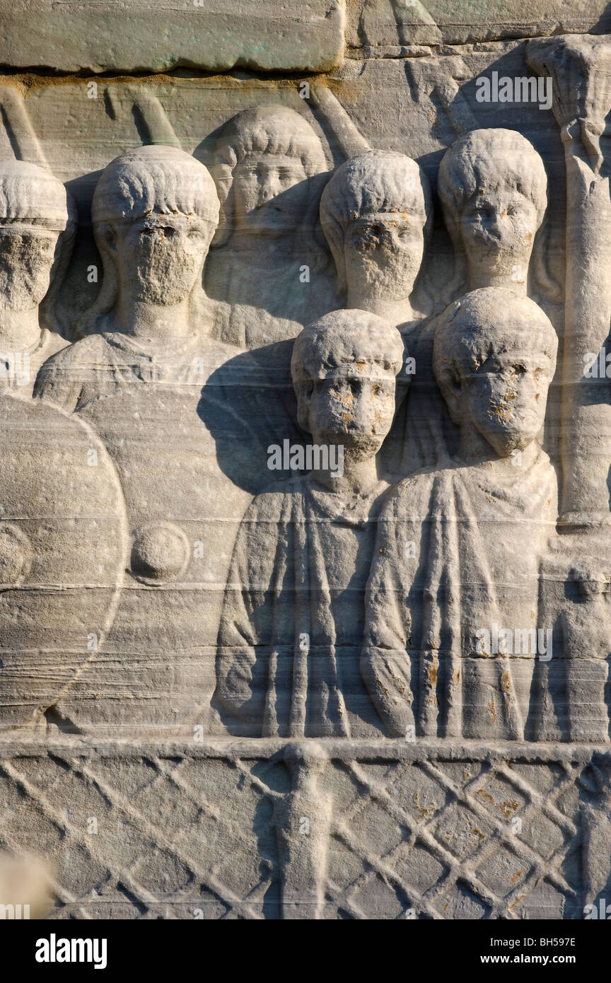 Detail of the base of the Egyptian obelisk brought by Byzantine Emperor ...