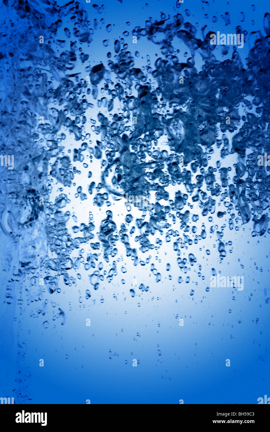 The abstract water splash background Stock Photo - Alamy