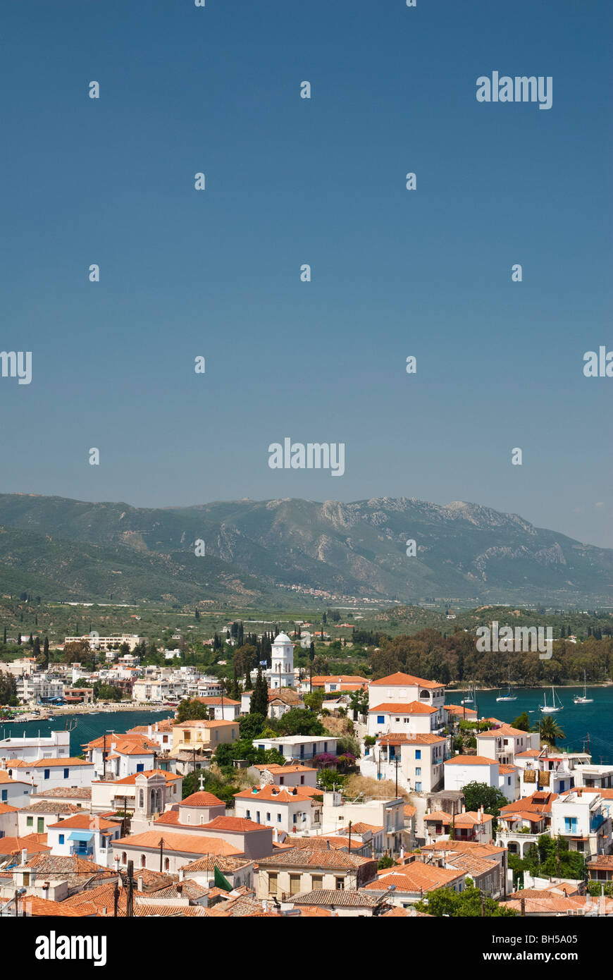 Poros Town views, Poros Island, Greece Stock Photo - Alamy
