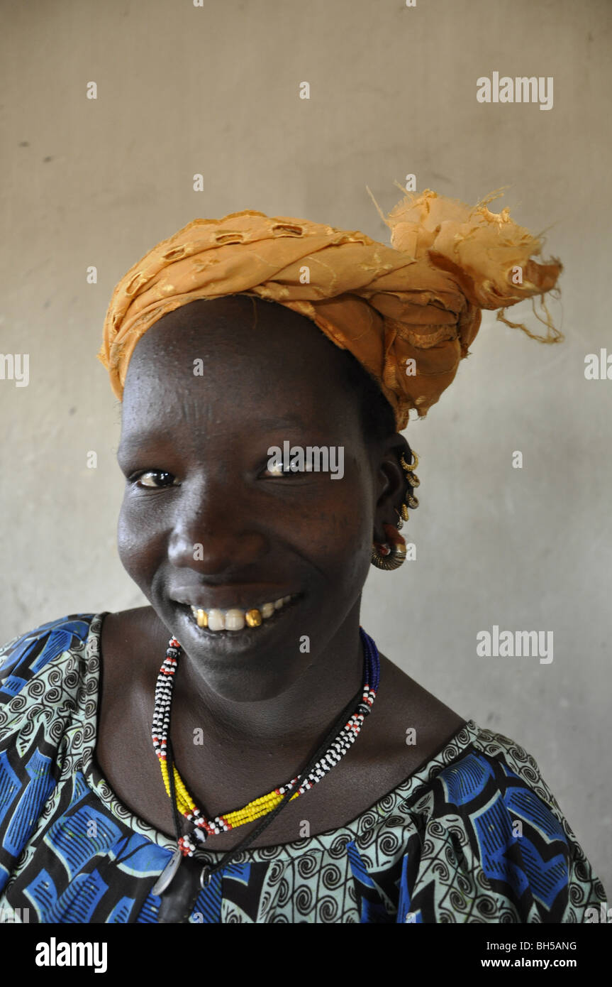 Portrait of a Gambian woman Stock Photo - Alamy