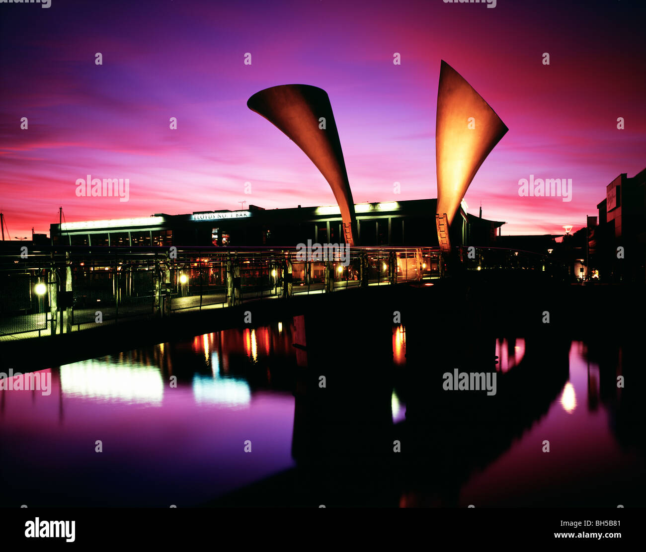 Pero's Bridge, the bascule bridge over St Augustine's Reach in Bristol ...