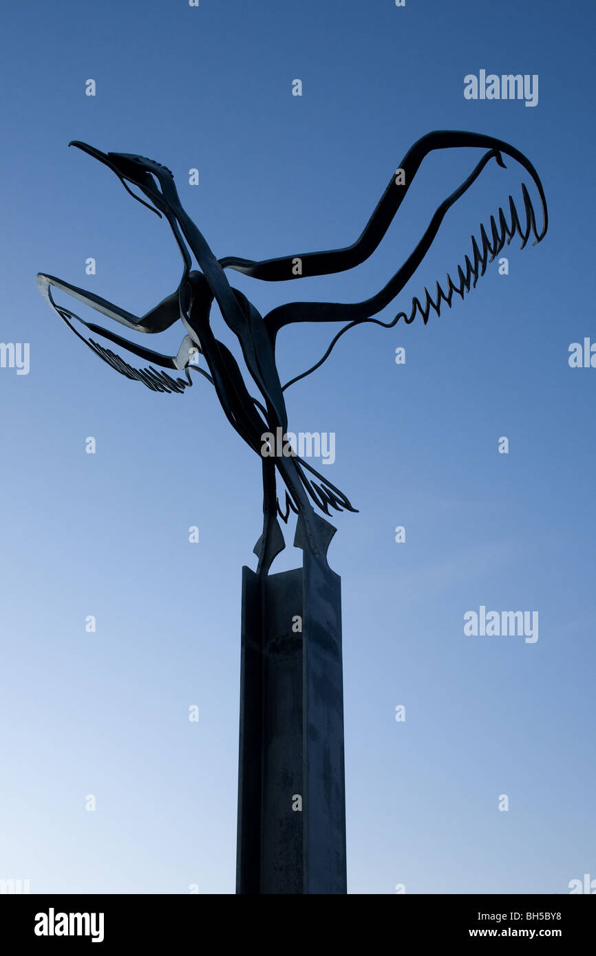 Taking Flight Sculptures by Craig Knowles on the River Wear, Sunderland ...
