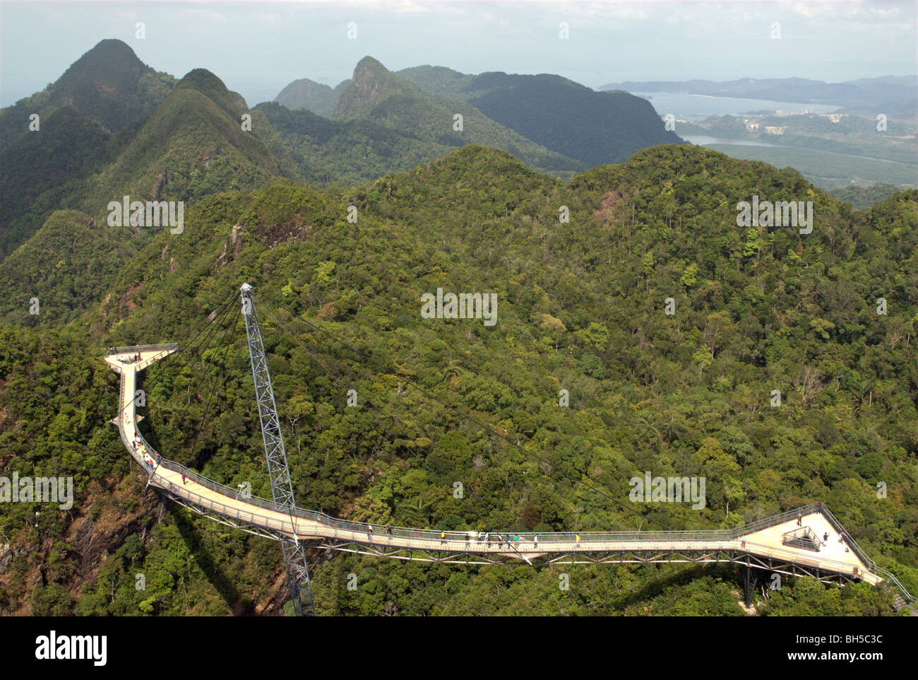 Langkawi cable car walkway, Malaysia Stock Photo - Alamy