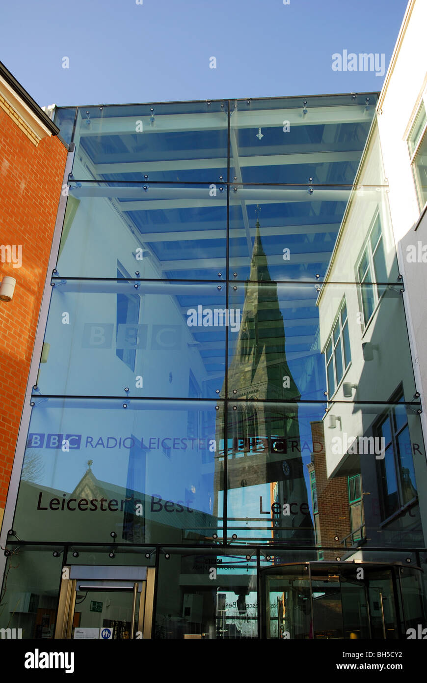 The BBC Building Leicester Stock Photo - Alamy