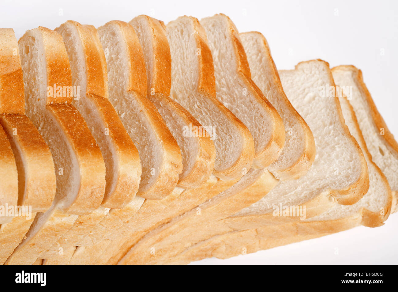 White sliced bread loaf Stock Photo - Alamy