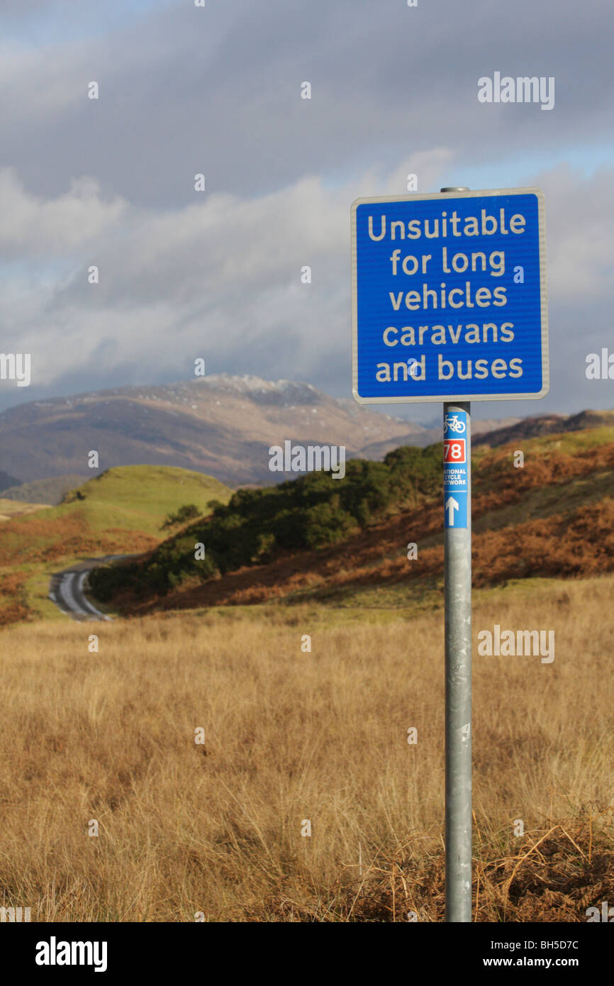 Single Track Road Sign High Resolution Stock Photography and Images - Alamy