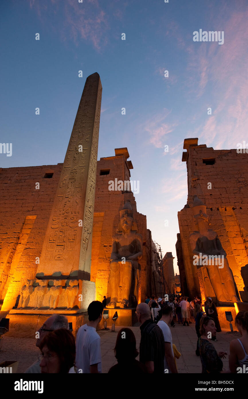 Luxor Temple, Luxor, Egypt, Africa Stock Photo - Alamy