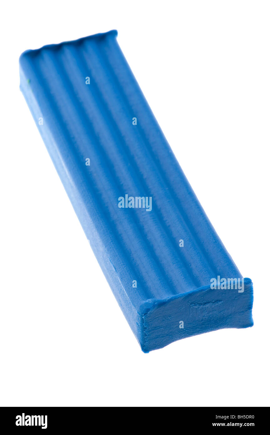 object on white - education tool plasticine Stock Photo - Alamy