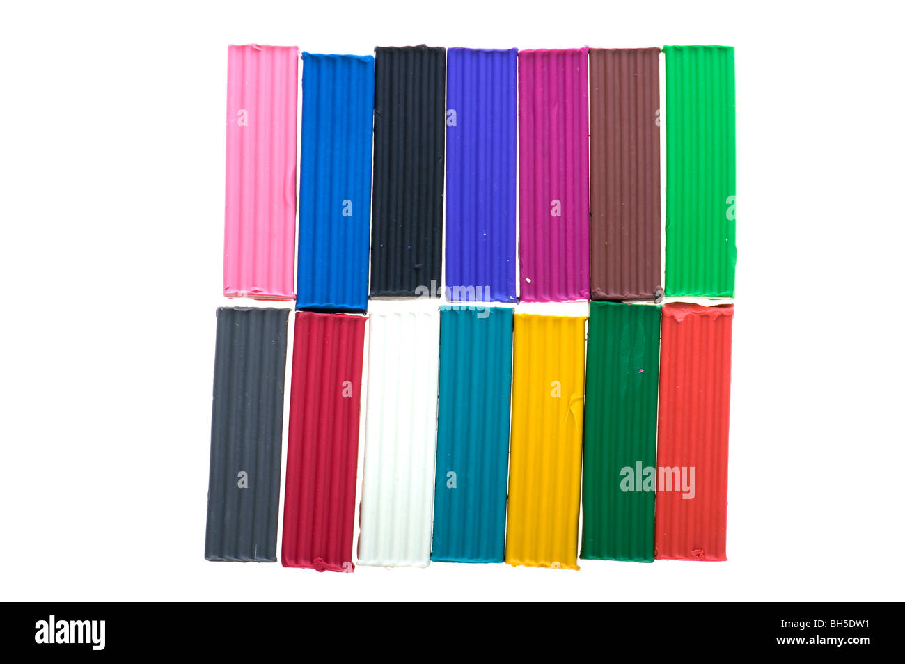 object on white - education tool plasticine Stock Photo - Alamy