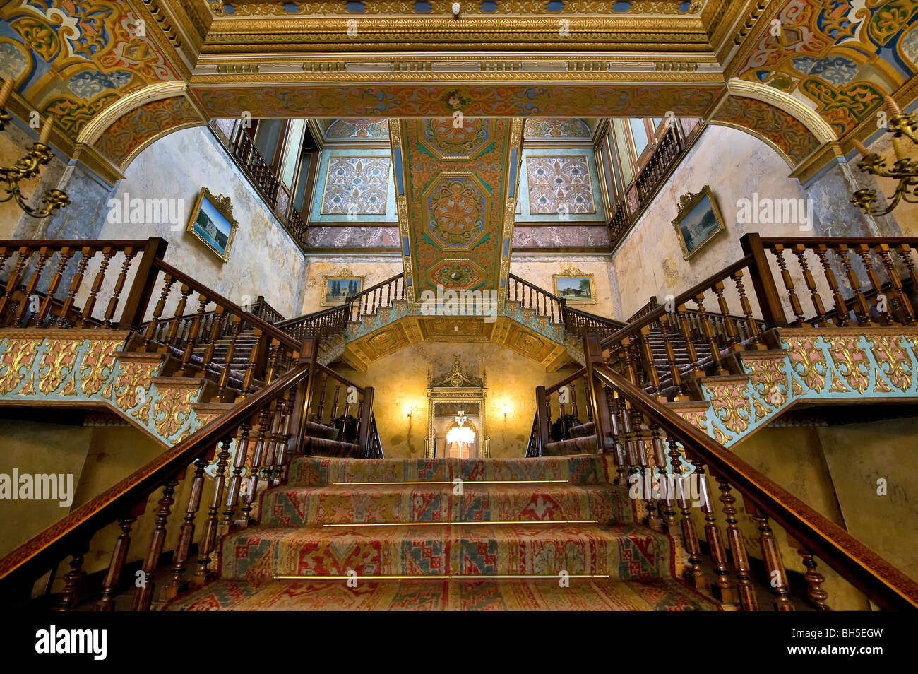 Interior of Beylerbeyi Palace, Istanbul Turkey Stock Photo - Alamy