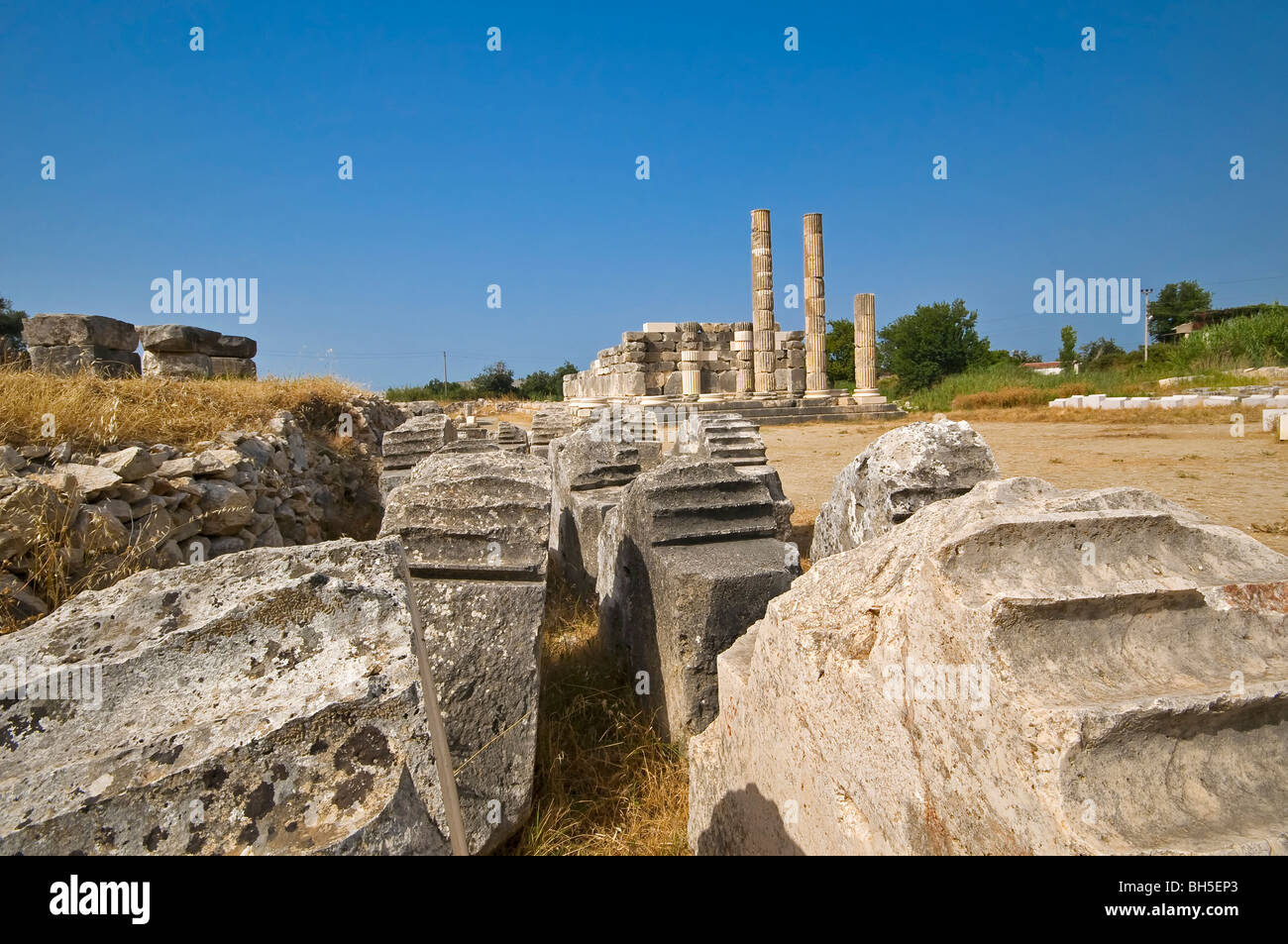 Ancient Ruins at Letoon, Turkey Stock Photo - Alamy