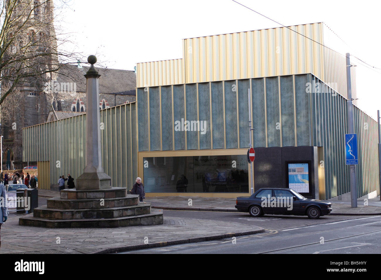 Nottingham Contemporary Art Centre at Weekday Cross in Nottingham. if ...