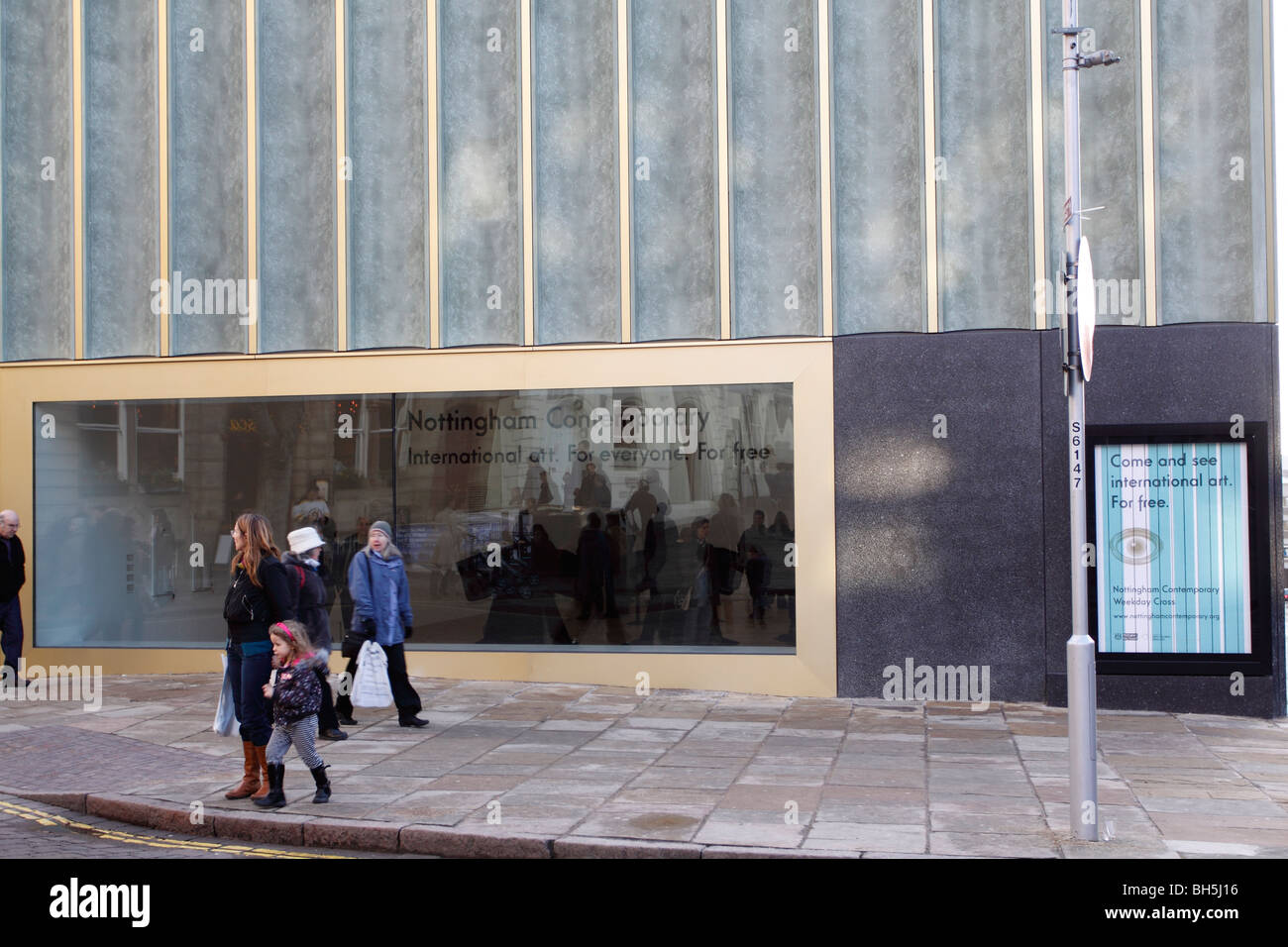 Nottingham Contemporary Art Centre at Weekday Cross in Nottingham. if ...