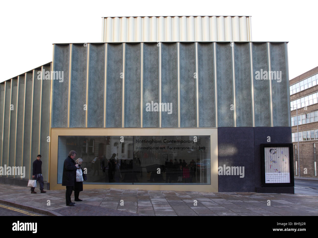 Nottingham Contemporary Art Centre at Weekday Cross in Nottingham. if ...