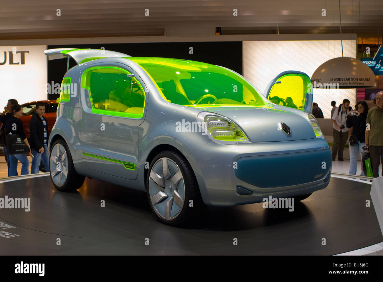Paris, France, Paris Auto Show, Electric Motor Concept Car, Renault ZE ...