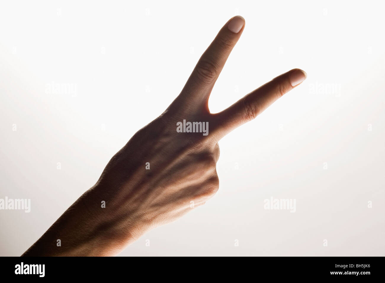 Hands making emphatic gesture Stock Photo - Alamy