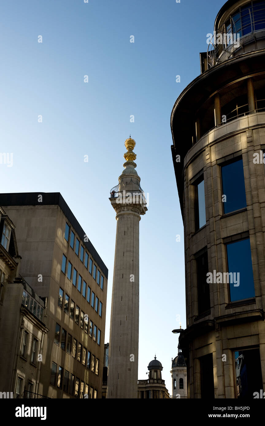 The Monument in London Stock Photo - Alamy