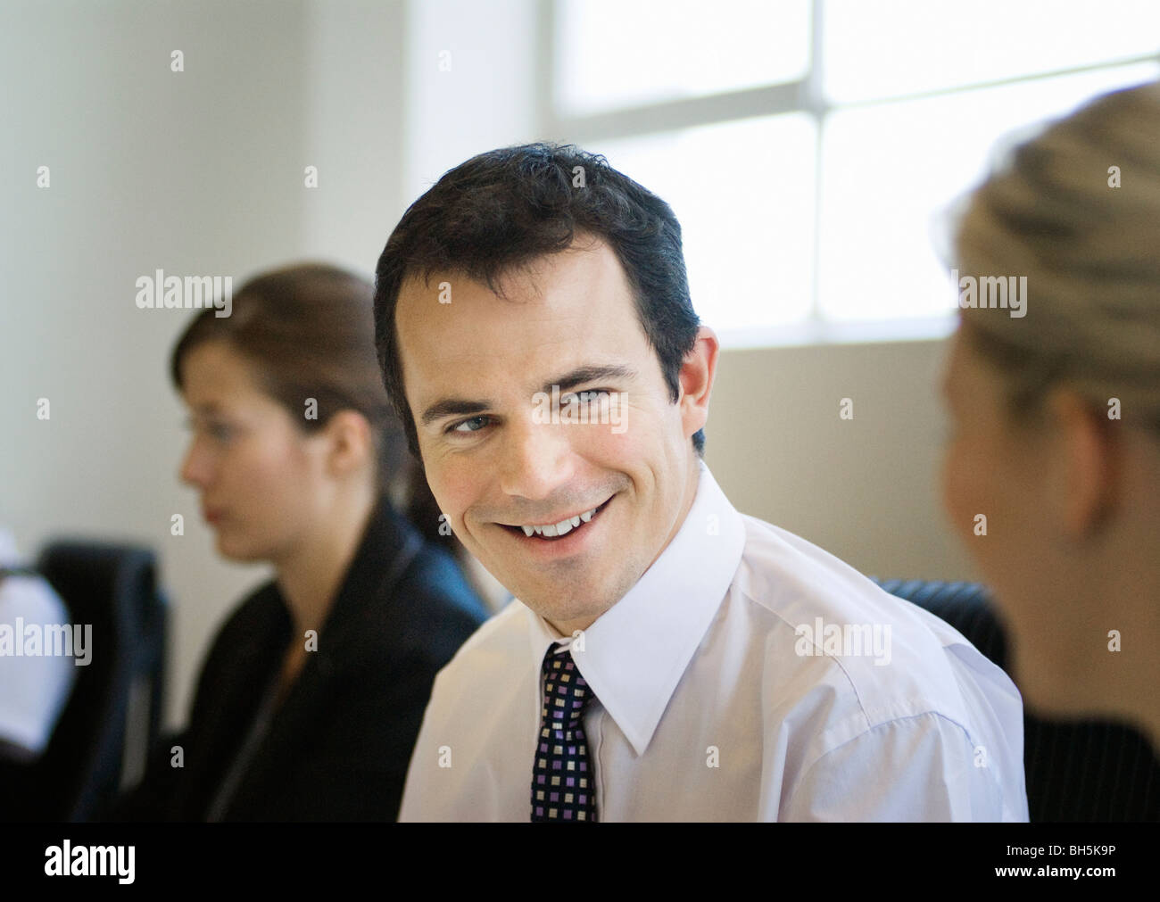 Advising colleague hi-res stock photography and images - Alamy