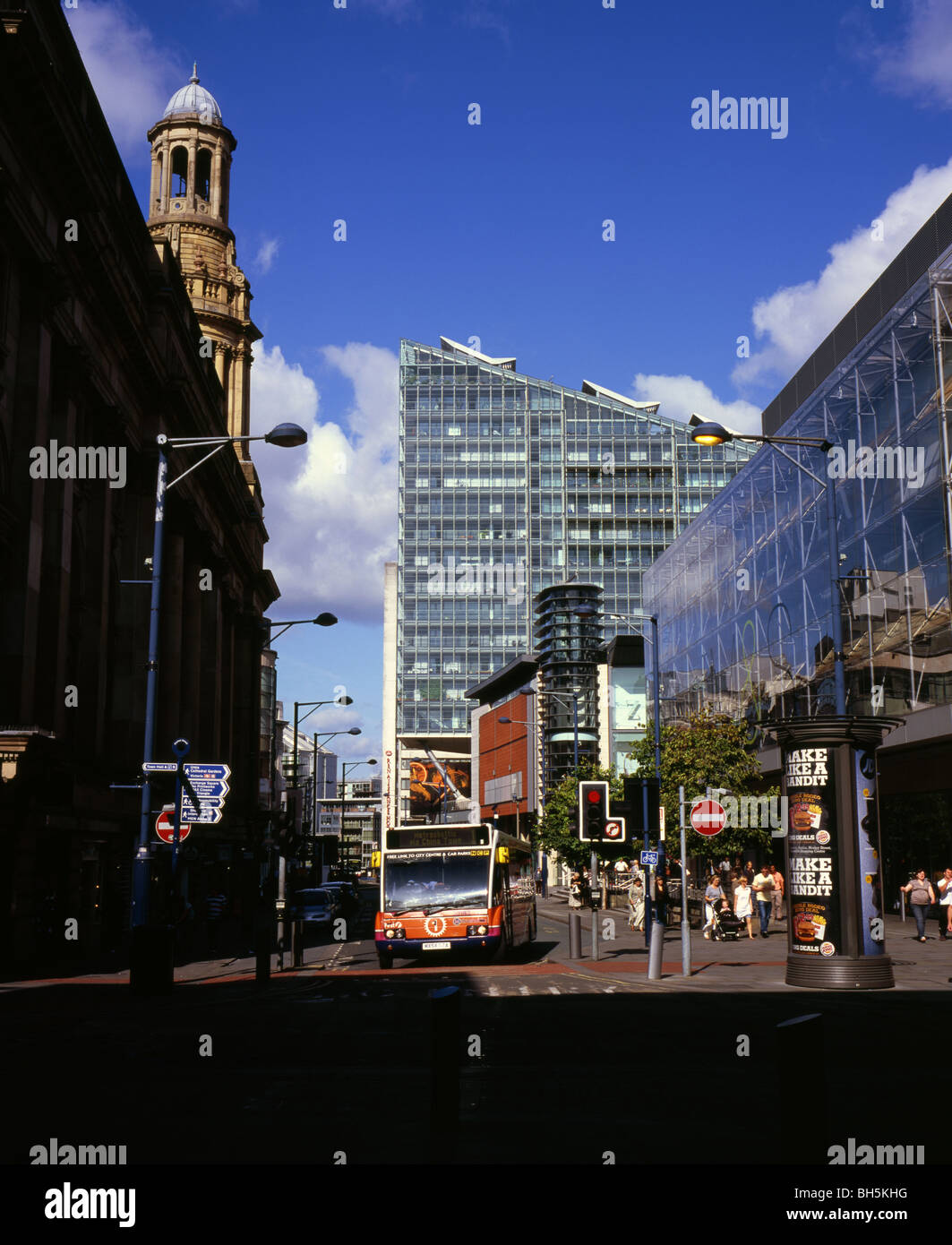 Market Street Manchester England Stock Photo - Alamy