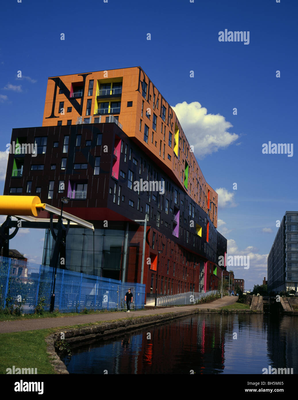 New apartment block Ancoats New Islington Manchester England Stock ...