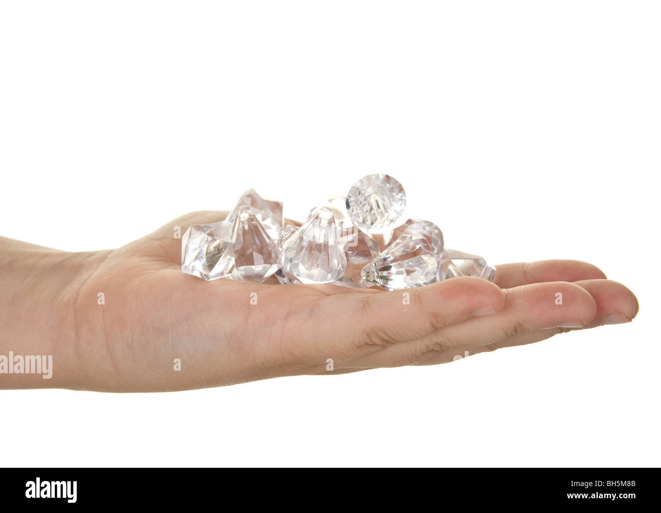 Hand Of Diamonds High Resolution Stock Photography and Images - Alamy