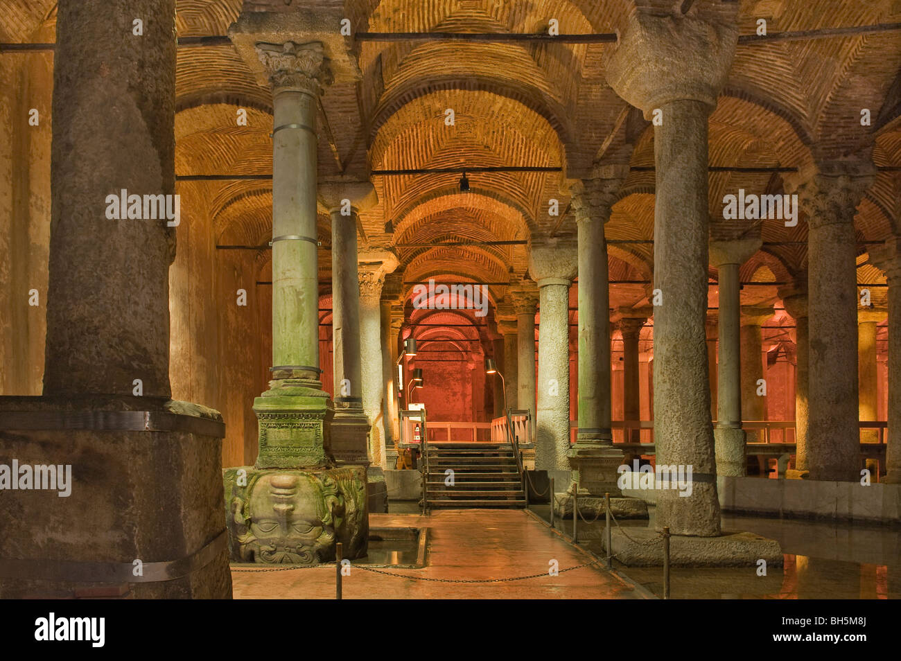 Underground cistern, Basilica, Istanbul Turkey Stock Photo - Alamy