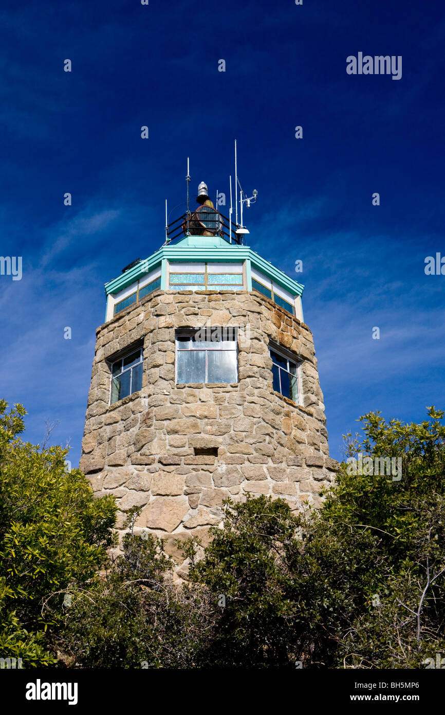 Observation tower at the summit of Mount Diablo State Park, Mt. Diablo ...