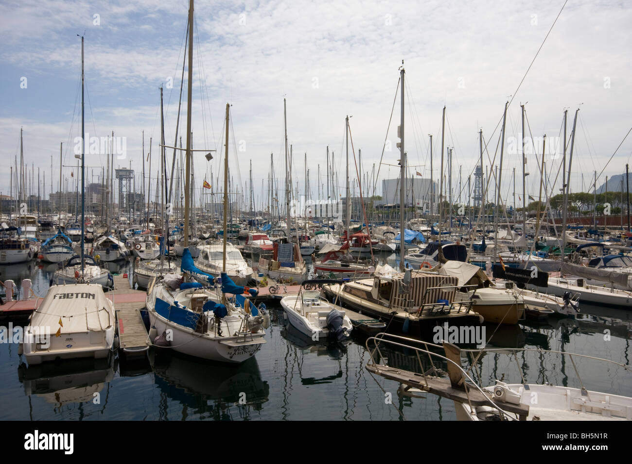 Olympic Port, City of Barcelona Stock Photo - Alamy