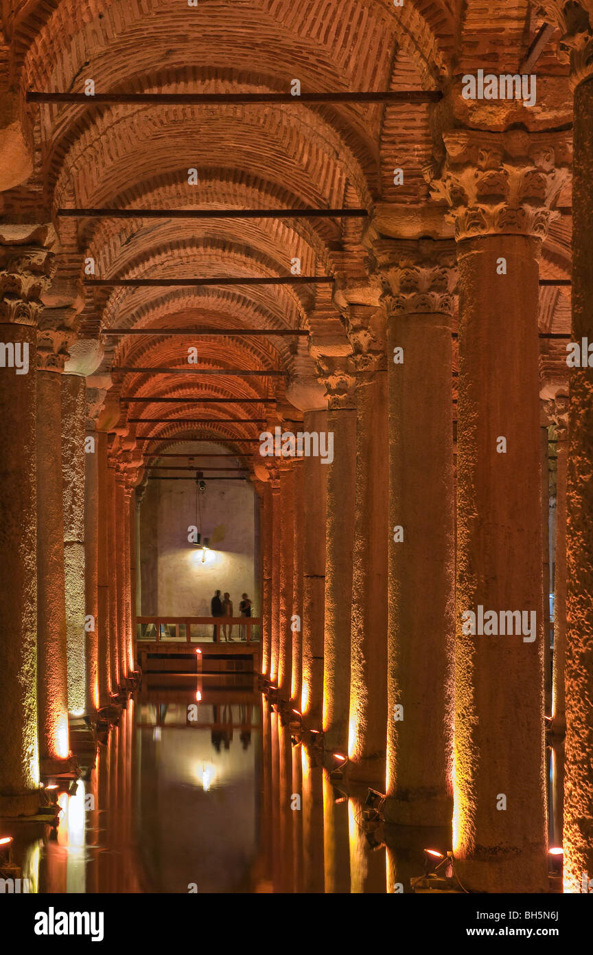 Underground cistern, Basilica, Istanbul Turkey Stock Photo - Alamy