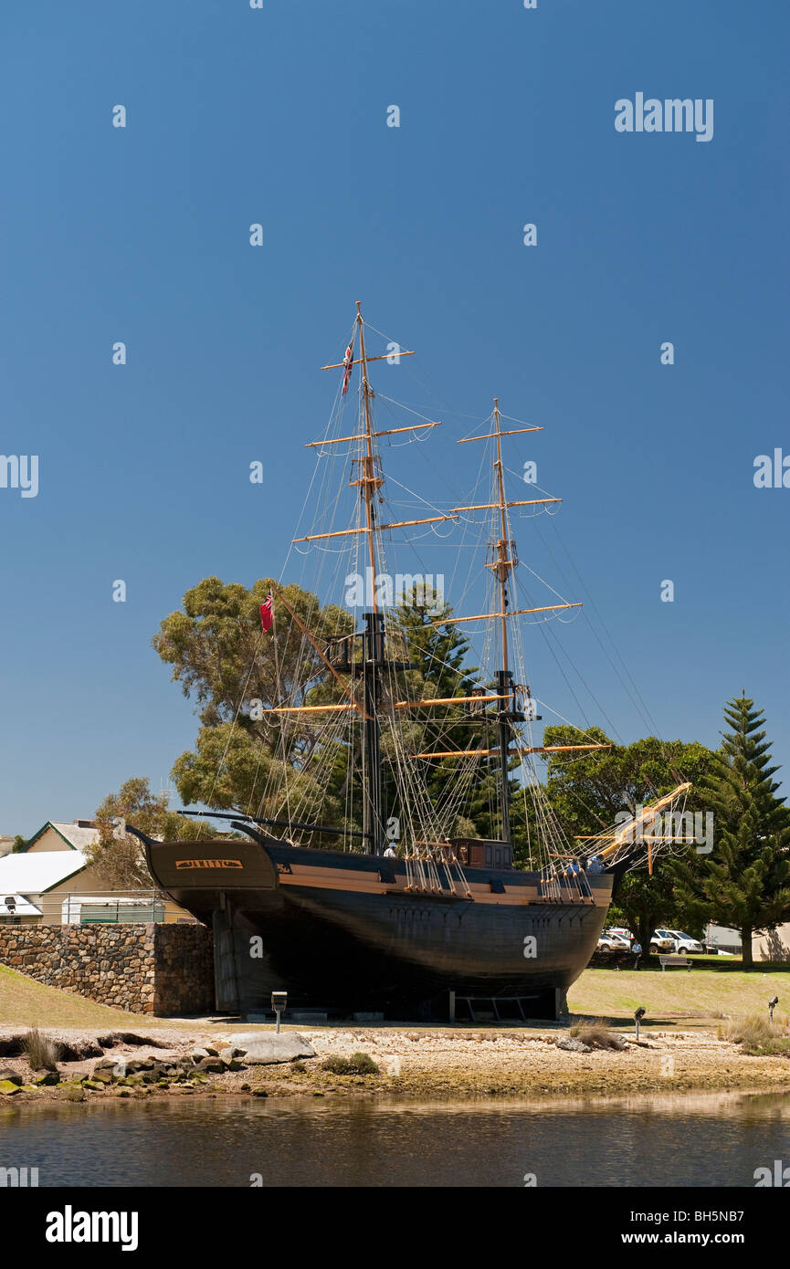 Replica of the Brig Amity, Albany, Western Australia Stock Photo - Alamy