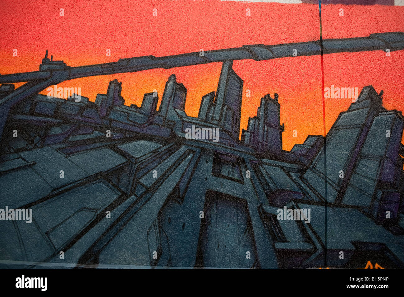 Graffiti cityscape paris france hi-res stock photography and images - Alamy