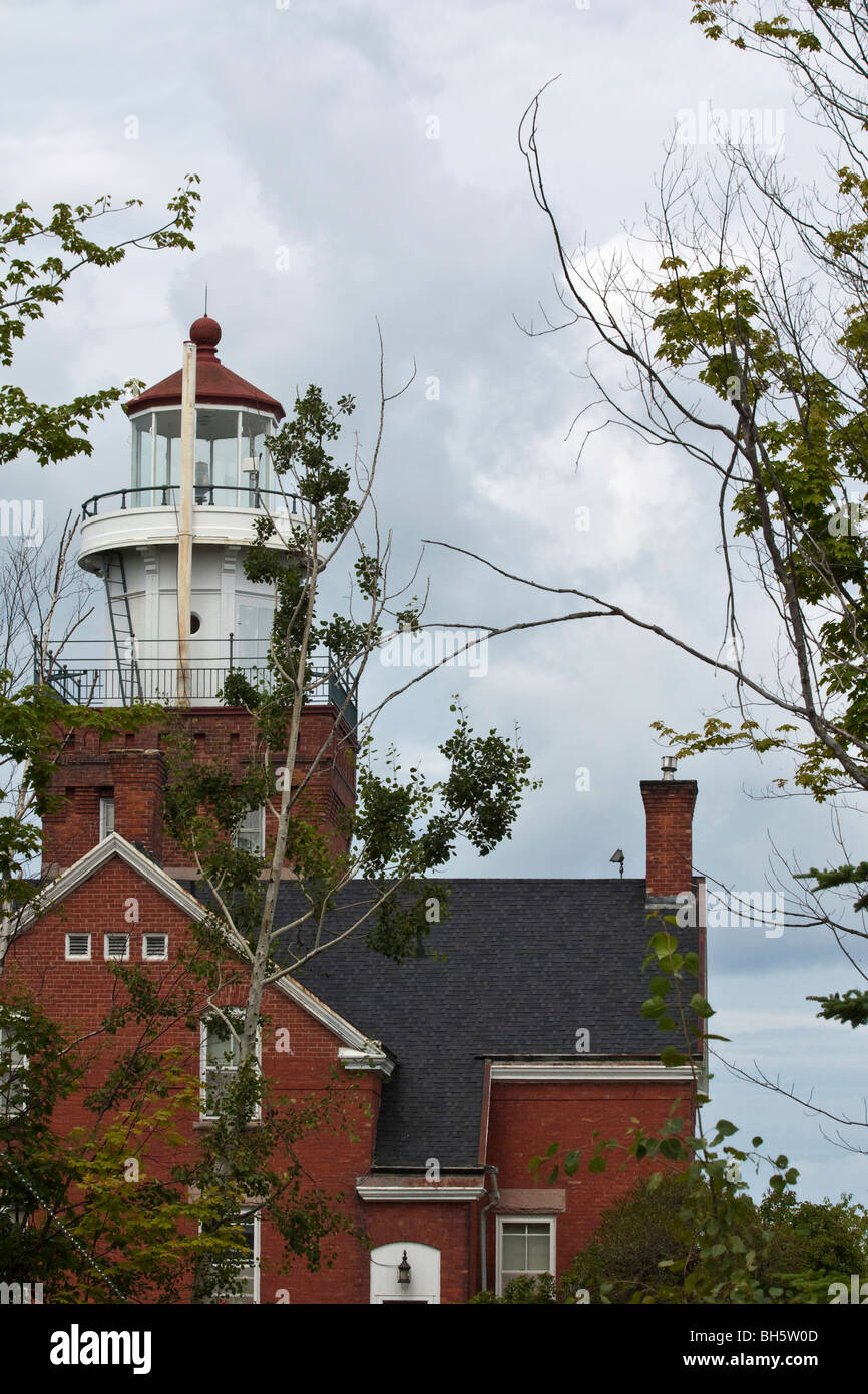 Historic Big Bay Point Lighthouse Marquette County Upper Peninsula ...