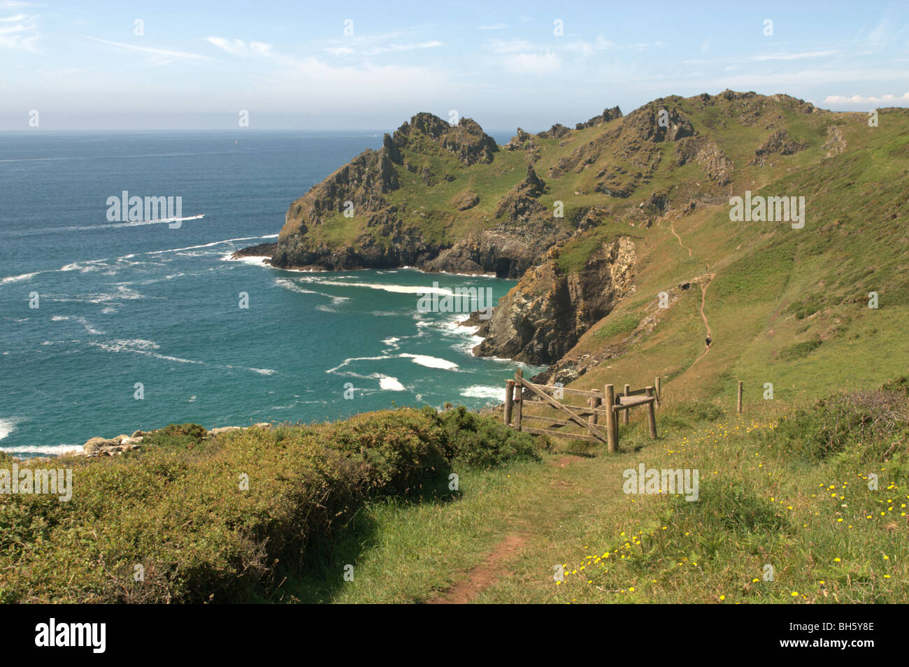 View of Prawle Point, the southernmost part of Devon, England Stock ...