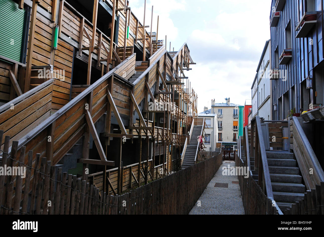 Ecological housing project Villa des vignoles or eden bio Paris France ...