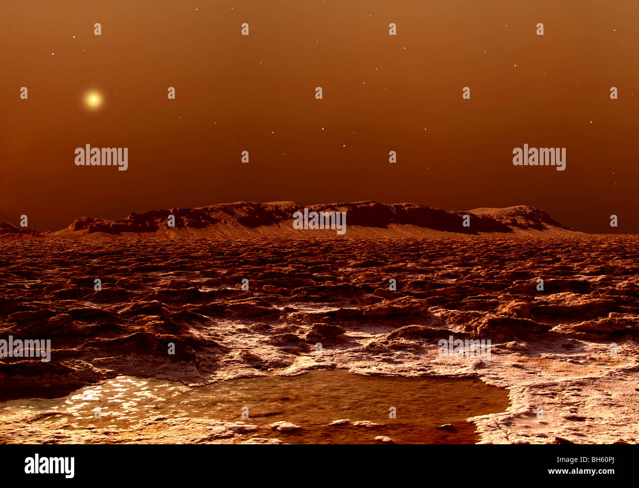 Mars ice cap hi-res stock photography and images - Alamy