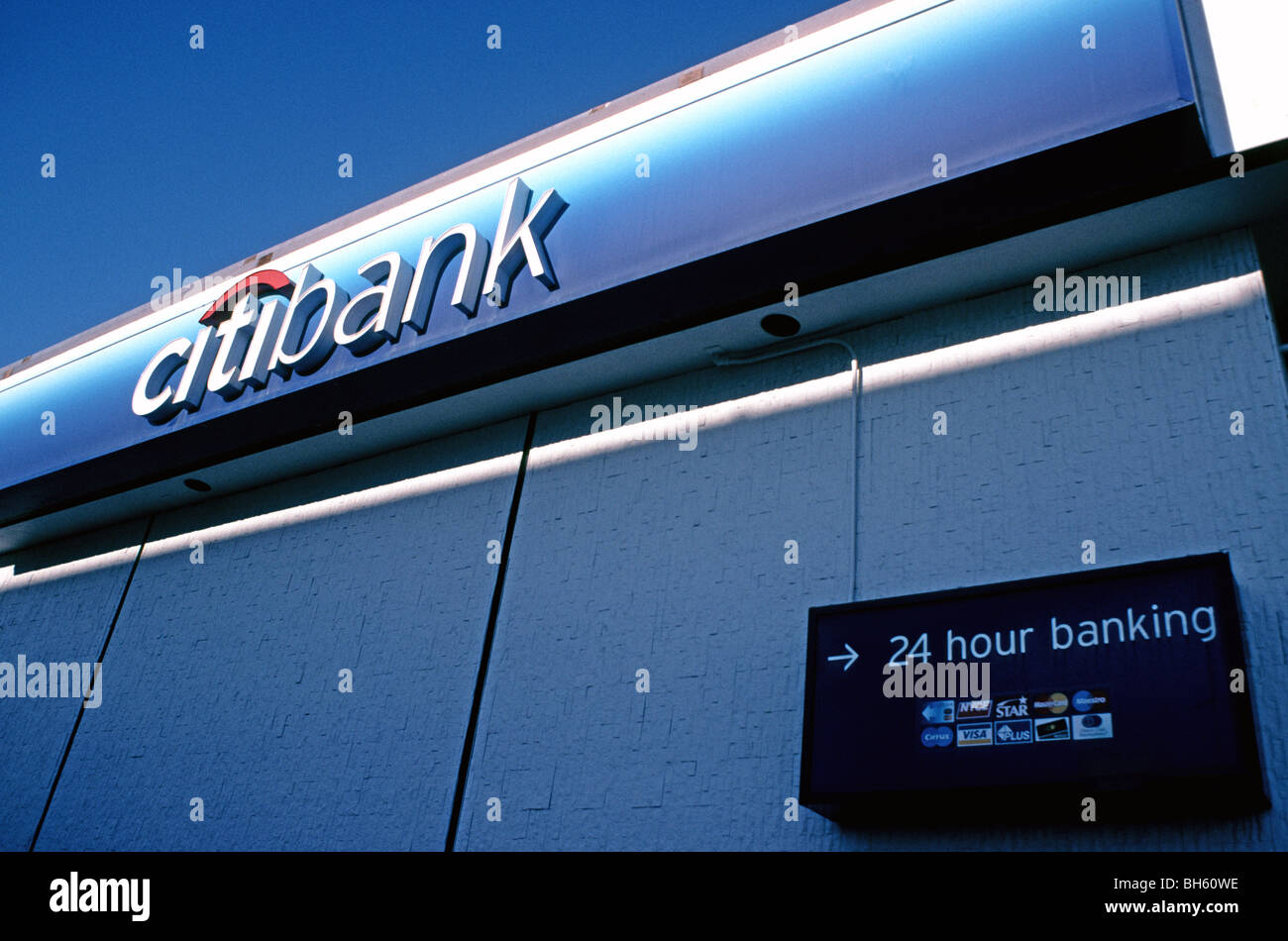 Citibank branch sign hi-res stock photography and images - Alamy