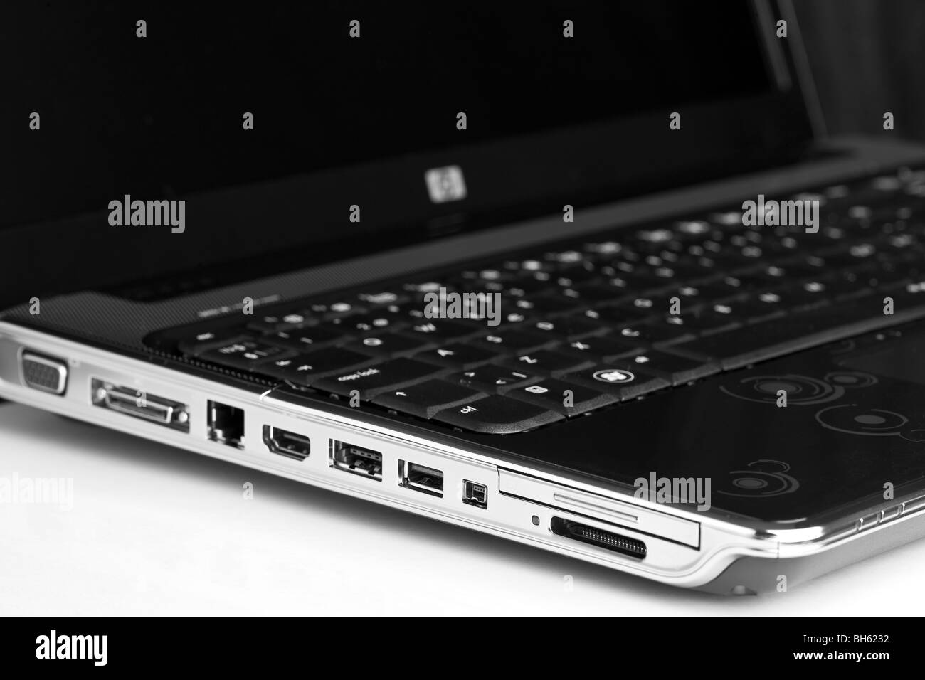 Keyboard on modern laptop computer Stock Photo - Alamy
