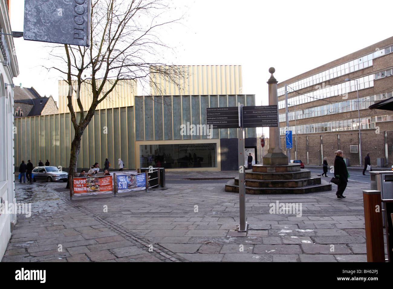 Nottingham Contemporary Art Centre at Weekday Cross in Nottingham. if ...