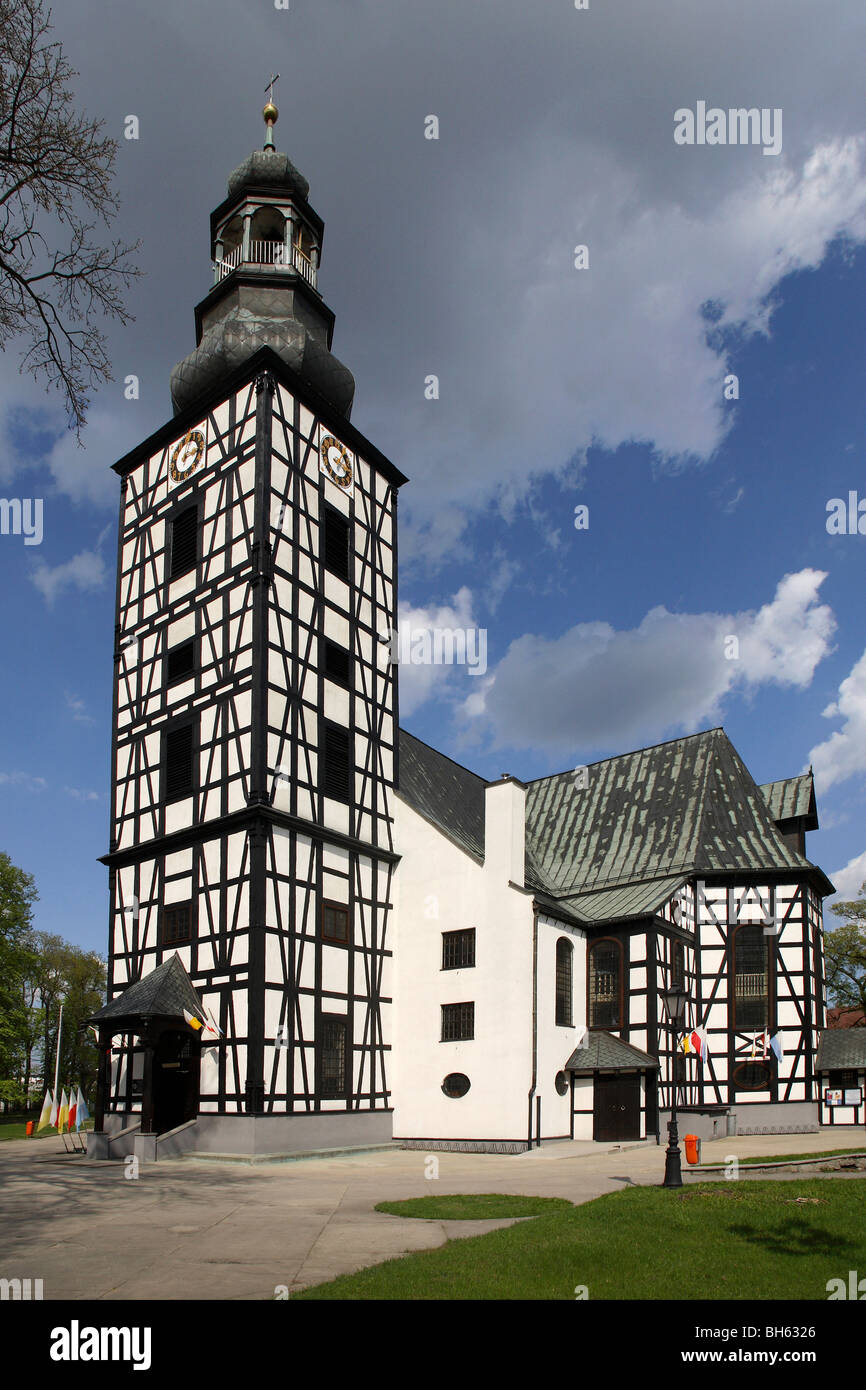 Milicz, church, Poland Stock Photo - Alamy