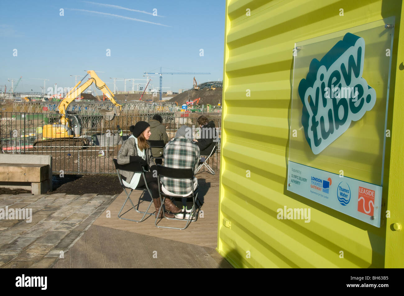 UK.The new View Tube visitor's centre at the London 2012 Olympic Park ...