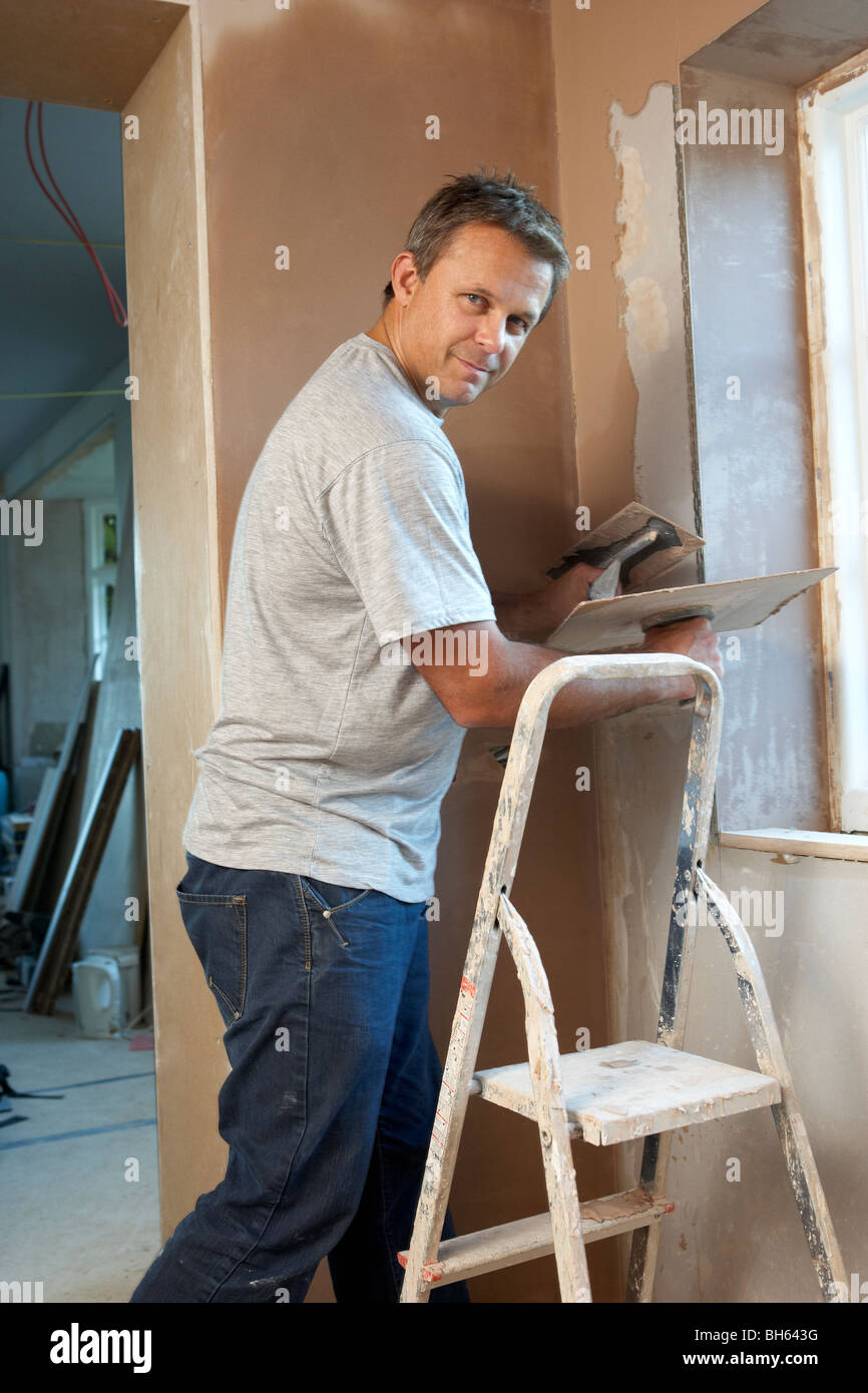 Interior plastering hi-res stock photography and images - Alamy